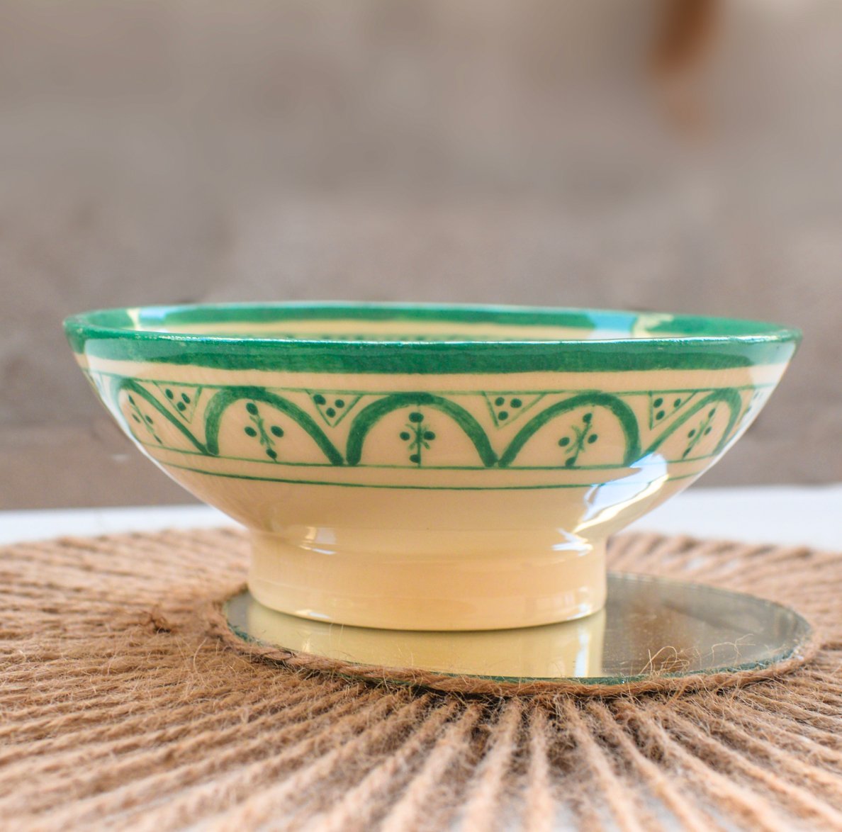 Bowl Grande / Ensaladera de Cerámica Verde – Colección Casablanca ...