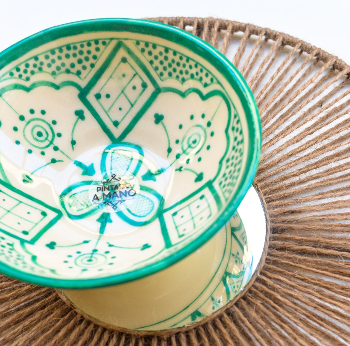 Bowl Grande / Ensaladera de Cerámica Verde – Colección Casablanca ...