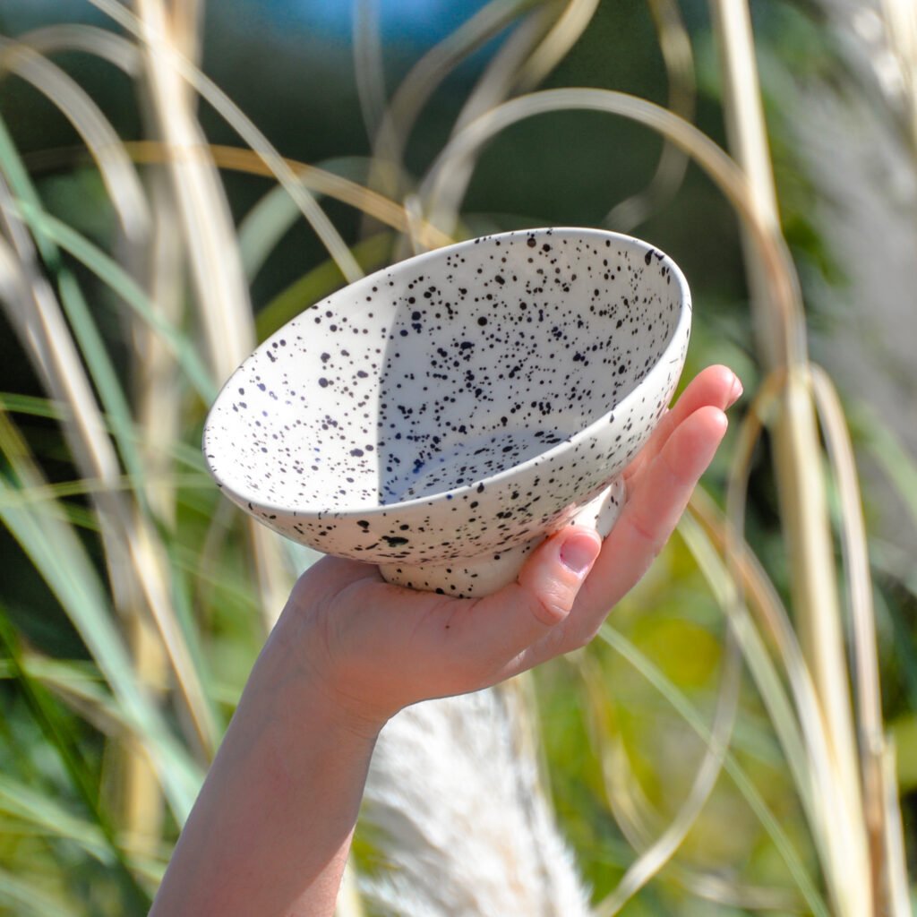 Bowl Grande / Ensaladera de Cerámica Granito Negro – Colección Meknes ...