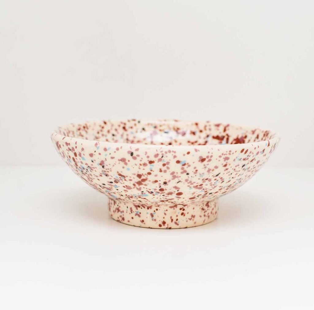 Bowl Grande / Ensaladera de Cerámica Granito Multicolor – Colección ...